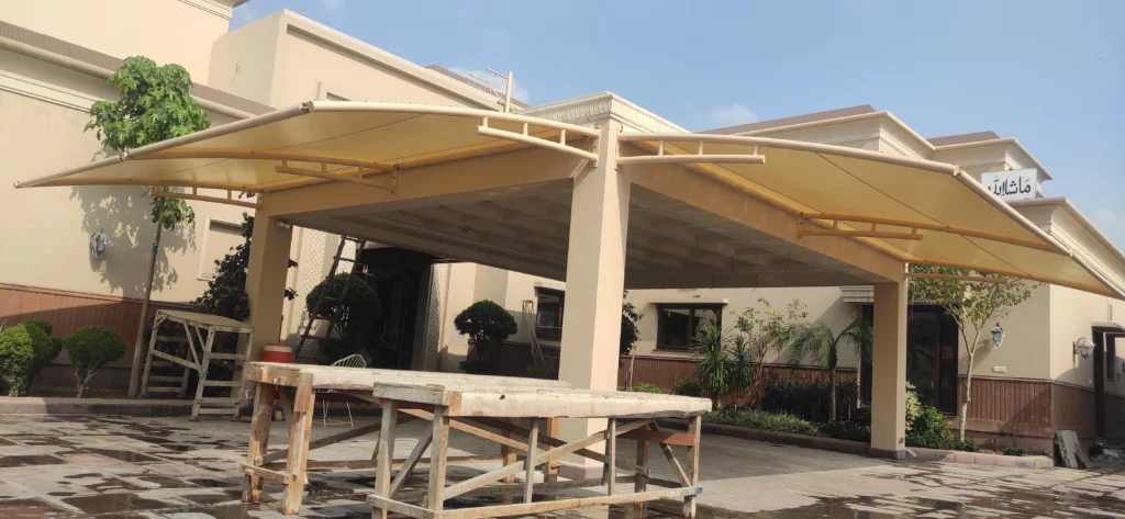 Stylish Wall-Mounted Home Front Shade Design - Covers And Shades Faisalabad